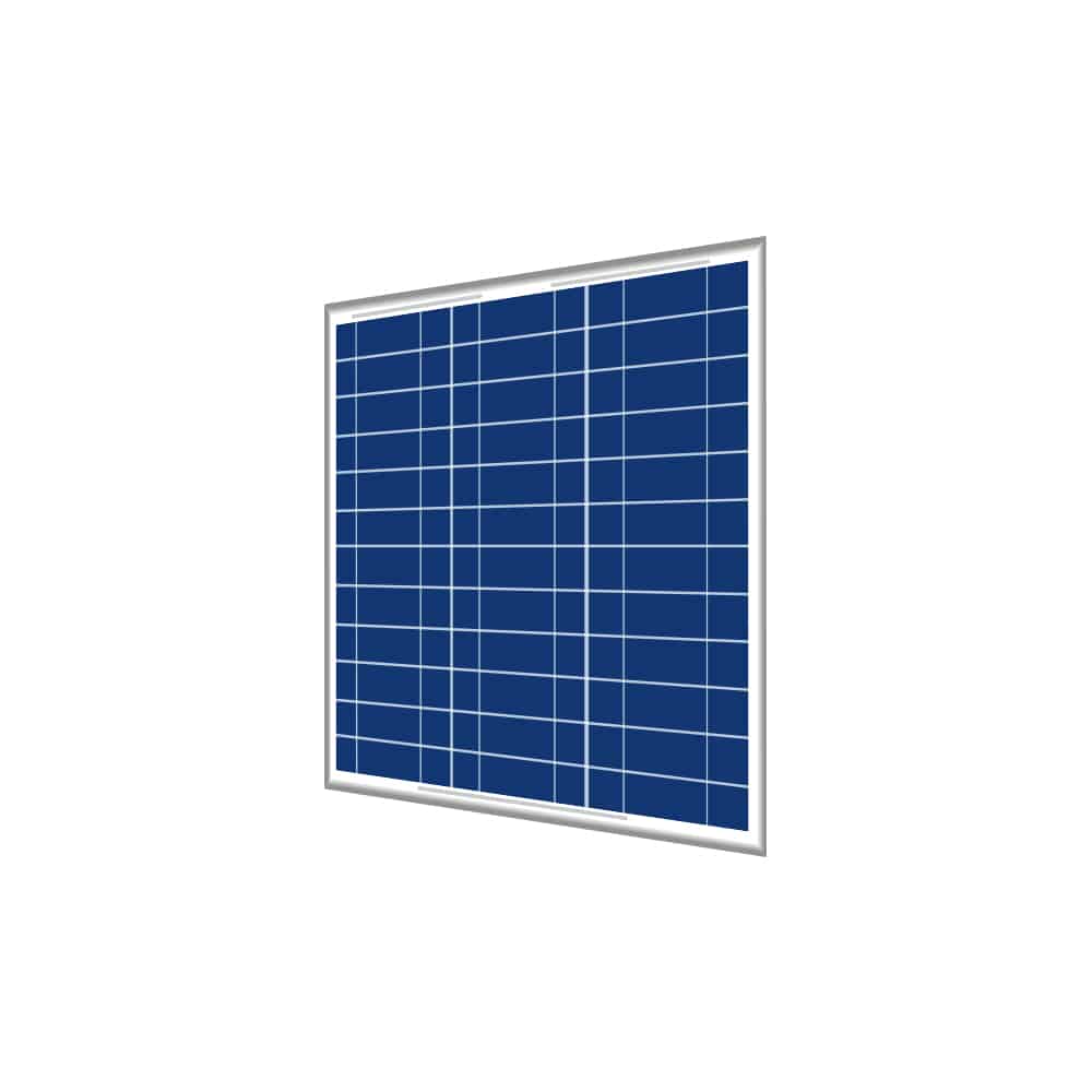 Cinco 10W 36 Cell Poly Solar Panel Off-Grid - Pik A LED